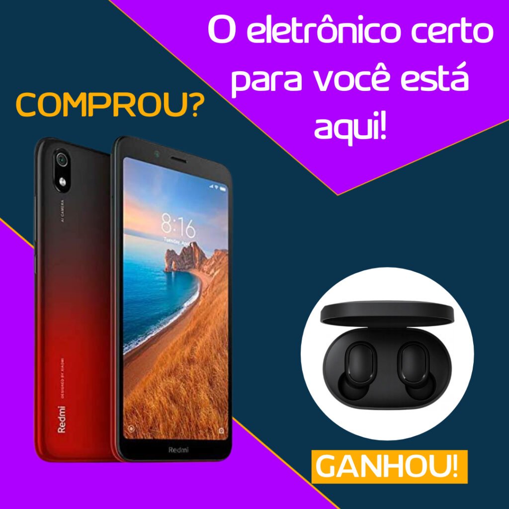 Smartphone Xiaomi Redmi 7A Dual SIM 32GB Tela de 5.45″ 12MP Frontal 5MP ...