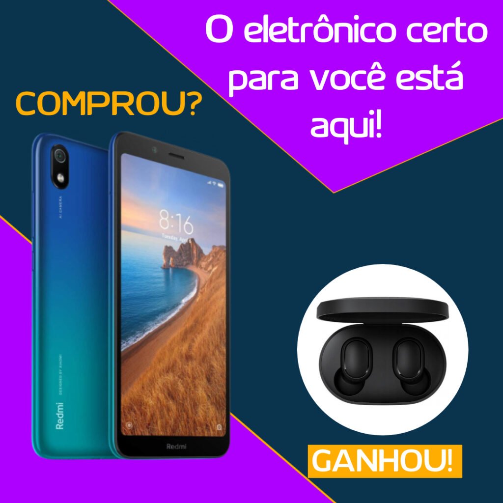 Smartphone Xiaomi Redmi 7A Dual SIM 32GB Tela de 5.45″ 12MP Frontal 5MP ...