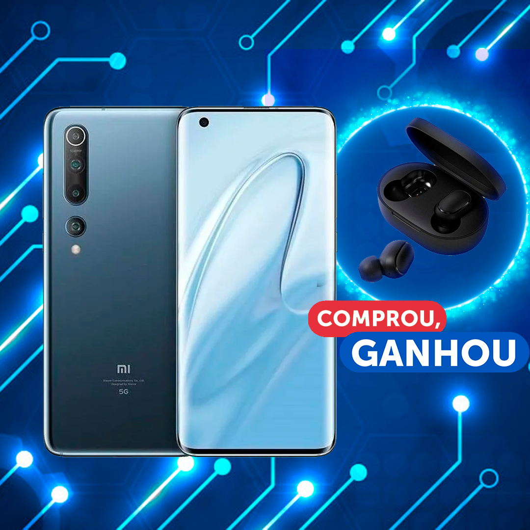 Smartphone Xiaomi MI 10 8GB RAM 256GB Tela 6.67” Câmeras 108MP + 13MP ...