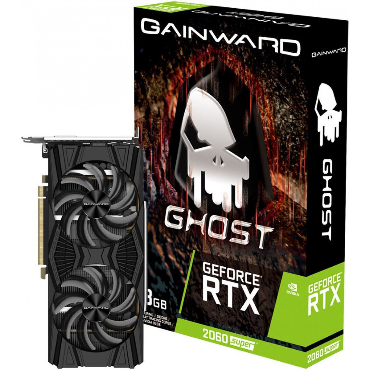 Placa de Vídeo Gainward NVIDIA GeForce RTX 2060 Super Ghost 8GB GDDR6 ...